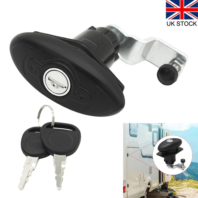 CARAVAN/MOTORHOME LOCKER DOOR Lock, Switch Security Cabinet Battery Box ...