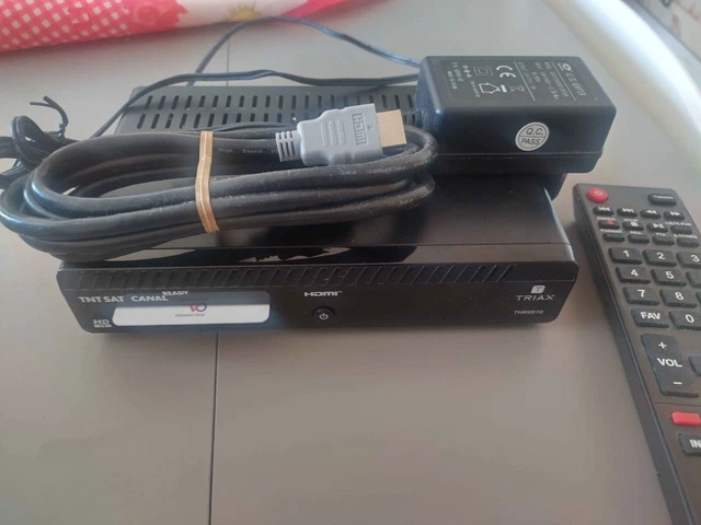 DÉCODEUR TNT SAT Triax THT9910 + carte neuve valide 4 ans EUR 60,00 - PicClick FR