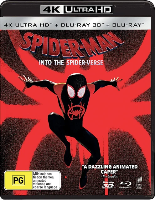 Spider Man Into The Spider Verse [4k Ultra Hd Blu Ray 3d Blu Ray