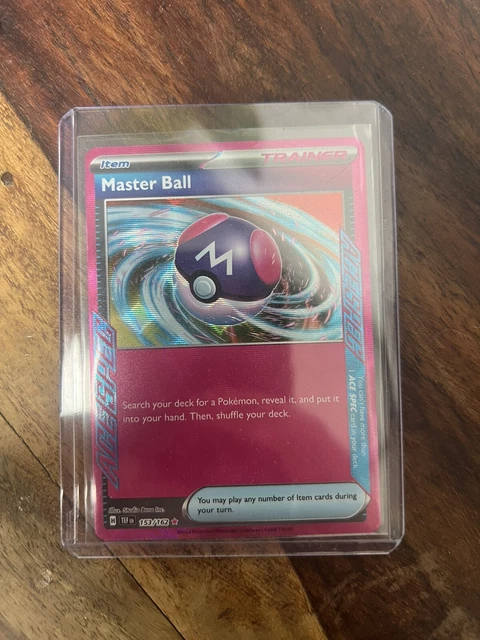 POKÉMON TCG: TEMPORAL Forces Master Ball Trainer 153/162 £5.50 ...