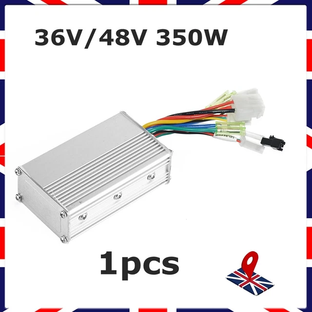 36V/48V 350W BRUSHLESS DC Motor Controller For Electric Bicycle E-bike ...