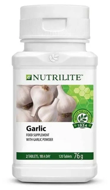 AMWAY NUTRILITE GARLIC concentrate Supplement To Support Heart & Immune ...