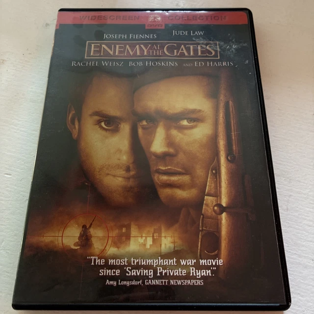 ENEMY AT THE Gates (DVD, 2001, Widescreen) Jude Law/Ed Harris/Joseph ...