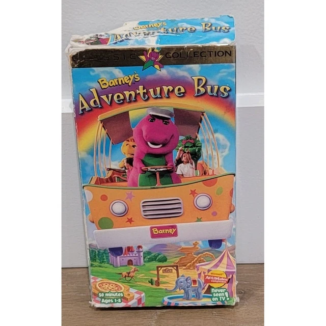 &BARNEY'S ADVENTURE BUS,& VHS Tape 1997 Barney £4.01 - PicClick UK