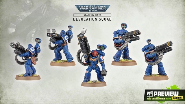 WARHAMMER 40K PRIMARIS Space Marine Desolation Squad EUR 28,87 ...