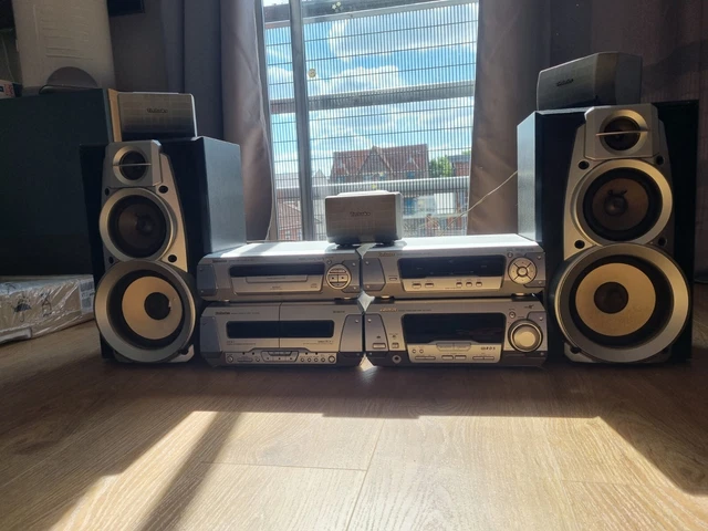 TECHNICS HI-FI STACK System - 5 Speaker 400W £69.00 - PicClick UK