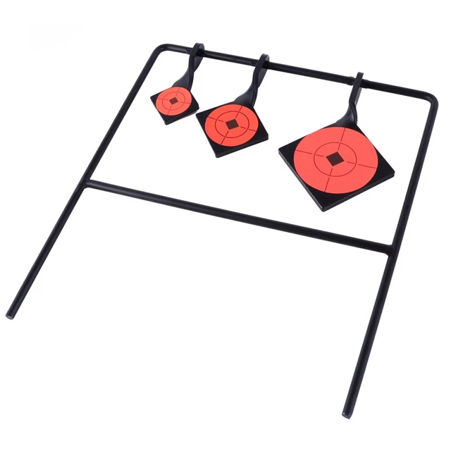 TIR TACHES OBJECTIFS Acier Cibles De Tir Réinitialisation Automatique Cible EUR 72,58 - PicClick FR