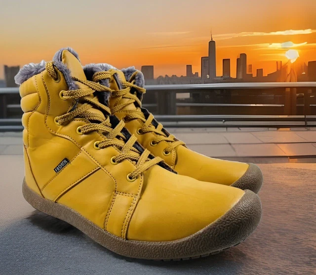 🔥 KODH • Brown Snow Boots • Water Resistant • Lined • Men’s Sz 9.5 £35. ...