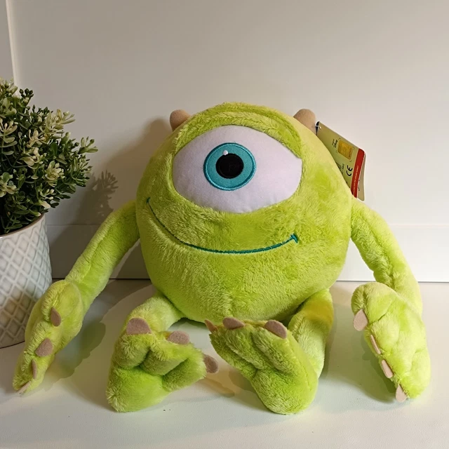 DISNEY PIXAR MONSTERS Inc MIKE WAZOWSKI Plush Toy Disney Pixar 12" With ...