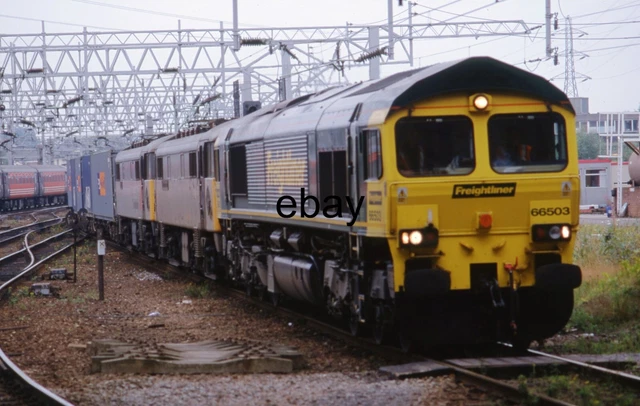 35MM RAILWAY SLIDE- Freightliner Class 66. 66503 @ Stafford £4.10 ...