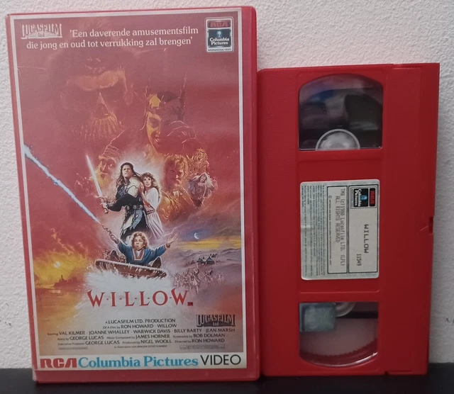 WILLOW (1) / Dutch Pal Vhs / Rca Video Label £9.99 - PicClick UK
