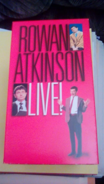 ROWAN ATKINSON LIVE! VHS comedy Mr. Bean filmed in Boston 1991 OOP ...