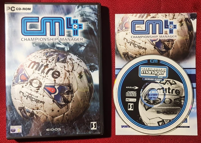CHAMPIONSHIP MANAGER 4 CM4 Football Manager Sim Windows PC Game 2003 £3 ...