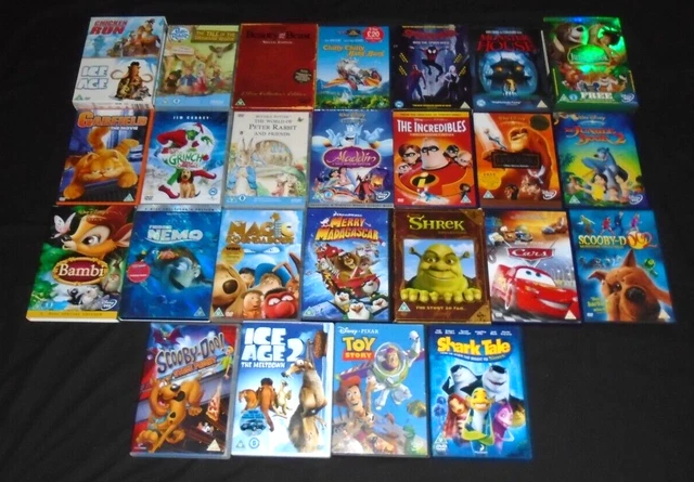 25 X DISNEY DVD Bundle Children's Family, Kids, Job Lot Scooby Doo Bambi Shrek £19.99 - PicClick UK