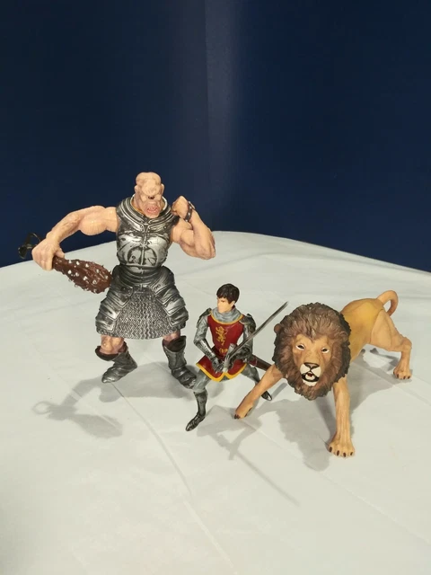DISNEY CHRONICLES OF Narnia Aslan / Cyclops / Edmund Action Figure Set ...