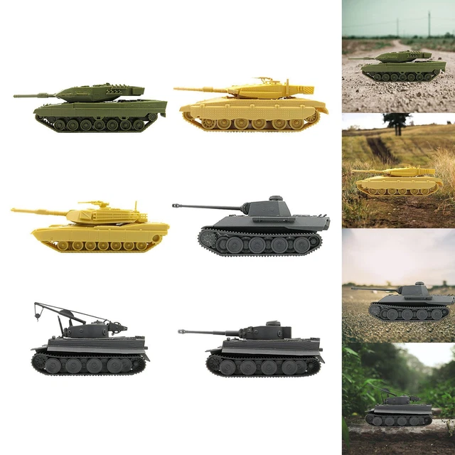 1:72 SCALE 4D Tank Model Miniature Tank Building Kits Vehicle Tank Model Toy £7.46 - PicClick UK