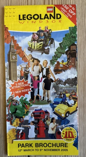 LEGOLAND WINDSOR - Theme Park Map -2005 £13.72 - PicClick UK