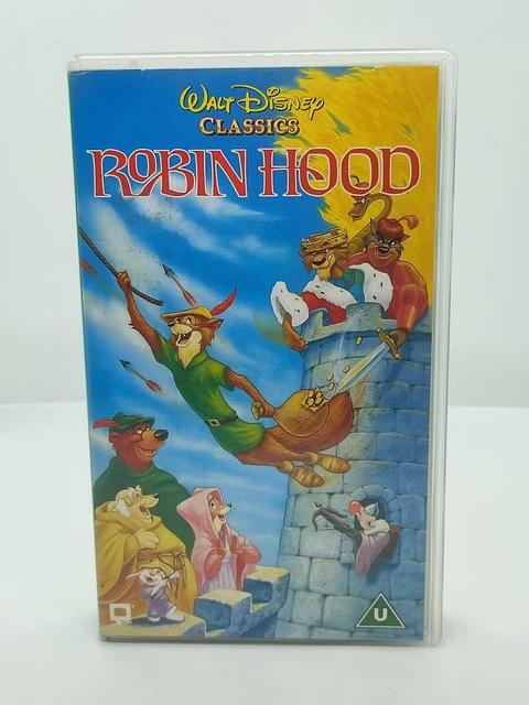 Walt Disney Classics Robin Hood On Vhs Video Cassette Tape 1898 0253