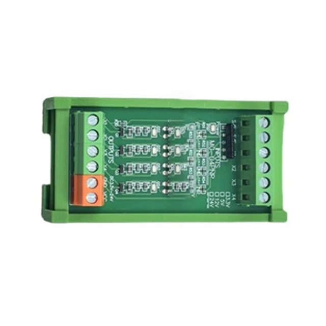 DIN RAIL MOUNT Module 4 Canaux 200mA Courant de Sortie 3,3V à 24V ...