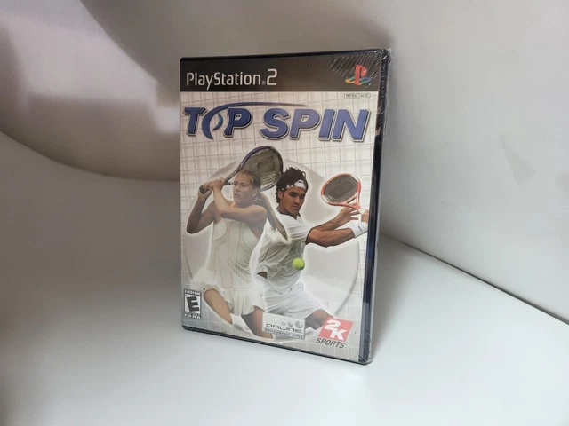 MINT TOP SPIN Tennis game for Playstation 2 PS2 NTSC NEW Never used # ...