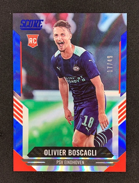 OLIVIER BOSCAGLI PSV Eindhoven Blue Laser 17/49 2022 Score Panini FIFA ...
