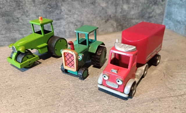 VINTAGE BOB THE Builder Roley Packer Travis Bundle Diecast Toy Vehicle ...