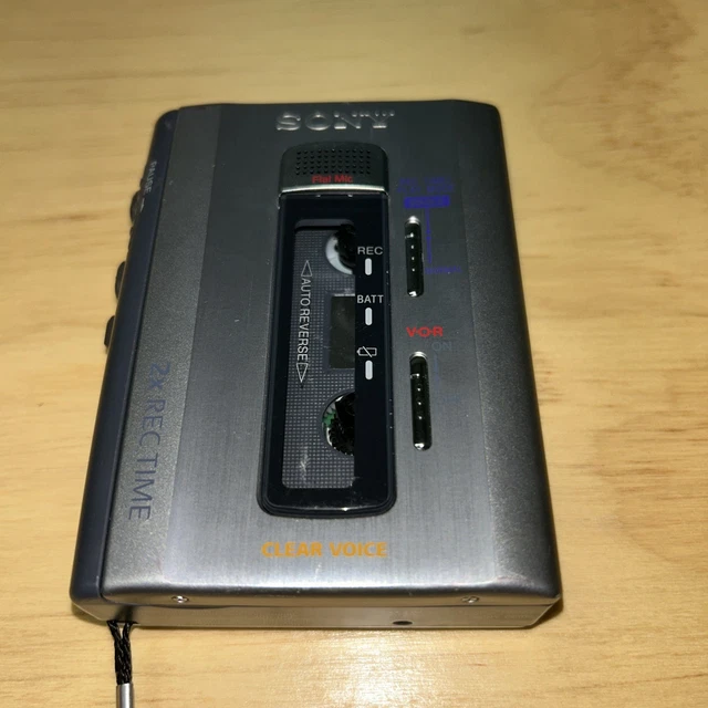 SONY TCM-200 DV Clear Voice Cassette Recorder And Player TESTED $44.95 ...