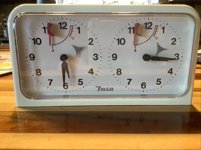 VINTAGE CHESS TIMER INSA Mechanical Chess Game Clock 1980s Made In ...