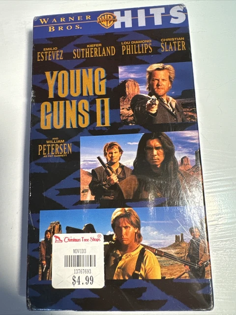 NEW YOUNG GUNS II (VHS 1990) Emilio Estevez Kiefer Sutherland Christian Slater £5.77 - PicClick UK