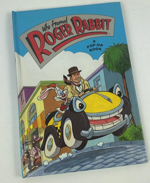 WHO FRAMED ROGER RABBIT Vintage 1987 Beautiful Pop-up Book, Mint, Walt ...