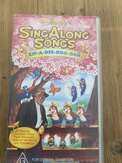 WALT DISNEY SINGALONG SONGS ZIP-A-DEE-DOO-DAH - VHS Tape $15.00 - PicClick AU