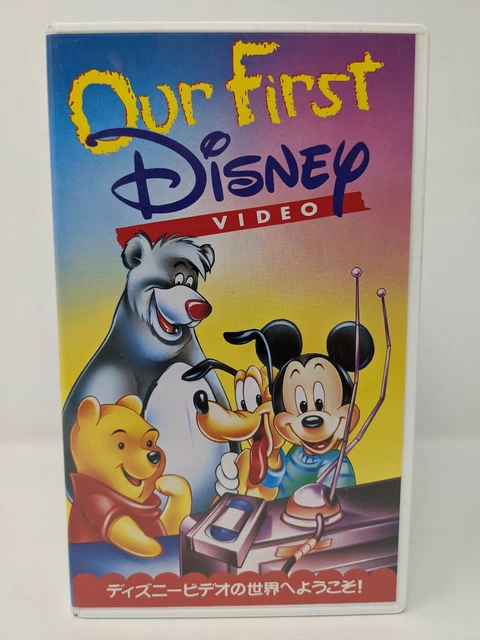 JAPANESE &OUR FIRST Disney Video" VHS Mickey Mouse Winnie the Pooh Vtg ...