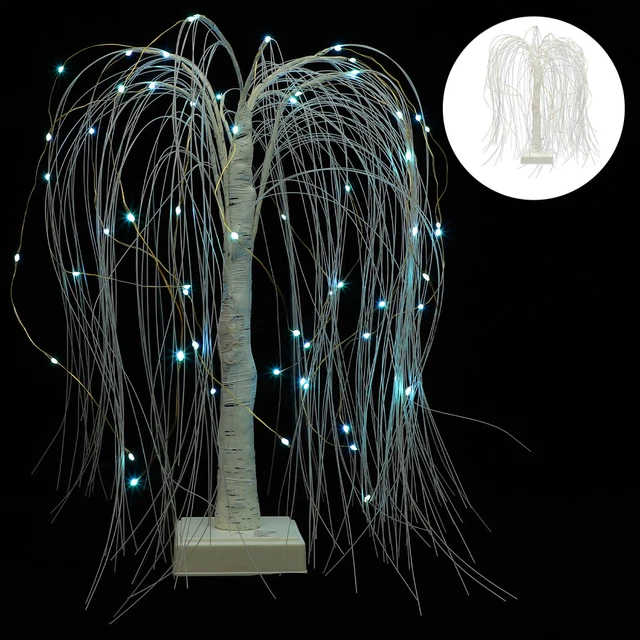 DECORATIVE LIGHTS PRE Lit Lighted Christmas Tree Artificial Tabletop £ ...