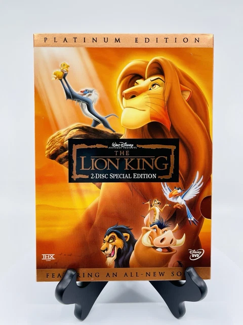 WALT DISNEY'S THE Lion King (DVD, 2003, 2-Disc Set, Platinum Edition) Slipcover $33.88 - PicClick AU