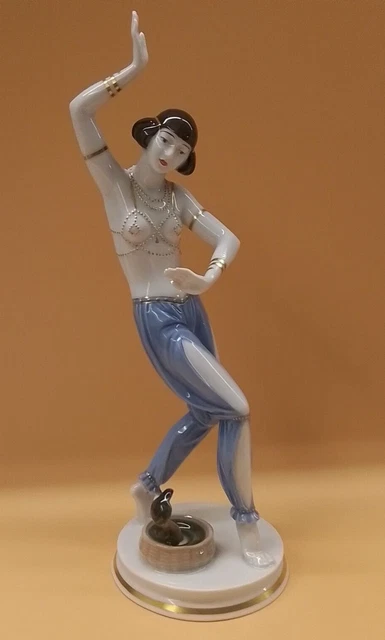 ROSENTHAL PORZELLAN FIGUR "Salambo" Tänzerin mit Schlange G.Oppel EUR ...