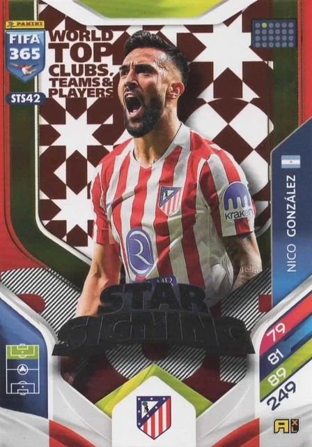 PANINI FIFA 365 2026 STS42 Star Signing Nico Gonzalez Atletico de ...