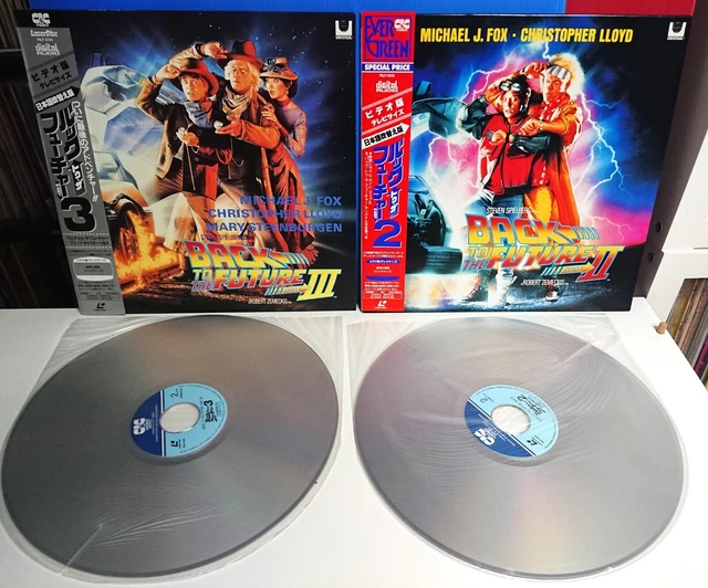 JAPAN LD LASERDISC Movies Back to the Future 2 & 3 Zemeckis Michael J ...