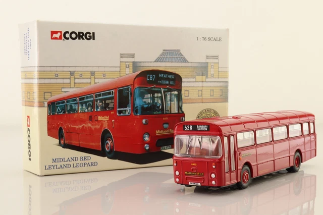 CORGI OOC 97901; Leyland Leopard Bus; Midland Red: 528 Banbury; Very ...