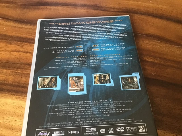 GENE RODDENBERRY’S ANDROMEDA Slipstream Collection Complete Series 50 ...