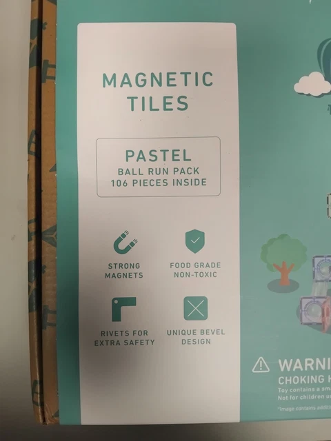 CONNETIX MAGNETIC TILES Ball Run Pack - 106 Pieces NEW £84.99 - PicClick UK