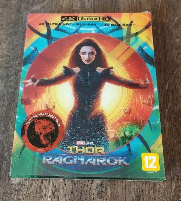 THOR RAGNAROK-4K+3D+2D BLU-RAY SteelBook-WeET Collection Exclusive No ...