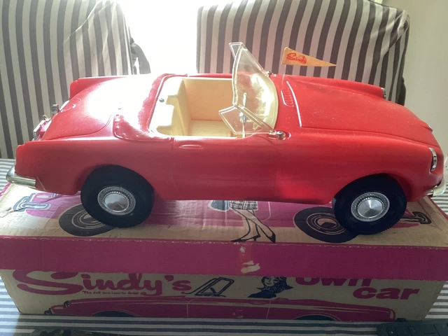 VINTAGE 1960S Boxed Pedigree Sindy Doll MG Car With Flag £185.00 ...