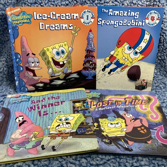 SPONGEBOB SQUAREPANTS HC Nickelodeon Kids Picture book lot Bikini ...