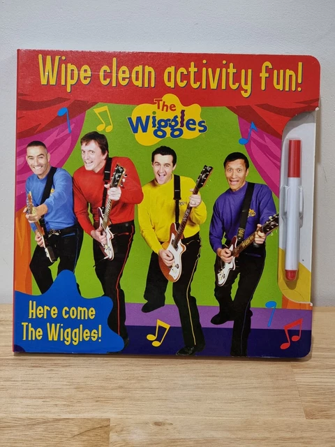 THE WIGGLES WIPE Clean Activity Fun Board Book 2007 BRAND NEW $63.99 ...