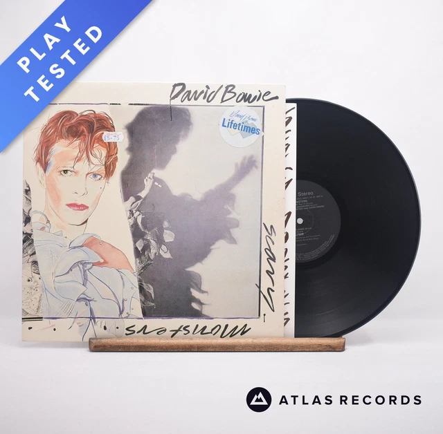 DAVID BOWIE SCARY Monsters Insert Reissue LP Album Vinyl Record - VG+ ...