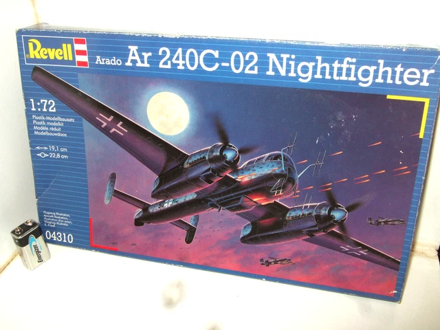 REVELL 04310 ARADO Ar 240C-02 Luftwaffe Nightfighter Model Kit in 1:72 ...