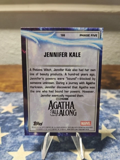 2025 TOPPS CHROME Marvel Studios prism refractor Jennifer Kale Debut ...