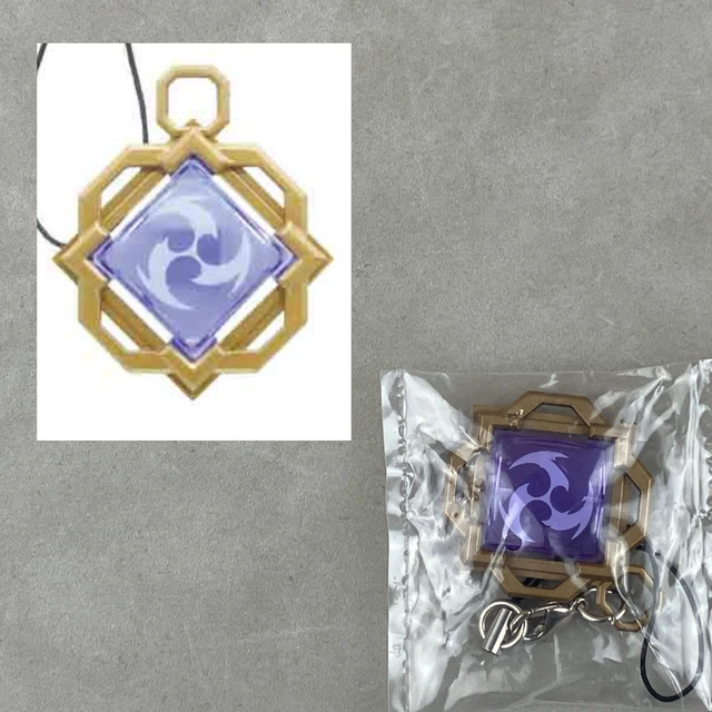BUSHIROAD CREATIVE GENSHIN Impact Electro Vision Liyue Series Keychain ...