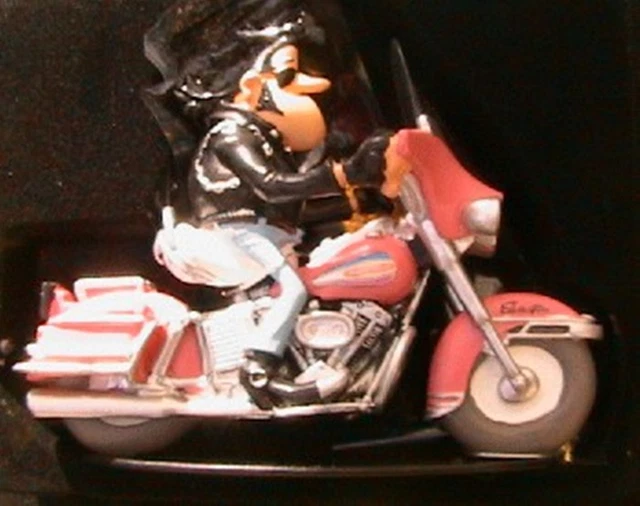 FIGURINE JOE BAR Team Mimile Wokee Bike Harley Davidson 1/18 Moto ...