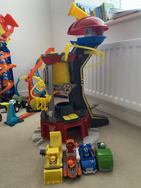 PAW PATROL MIGHTY Lookout Tower & Vehicles £50.00 - PicClick UK